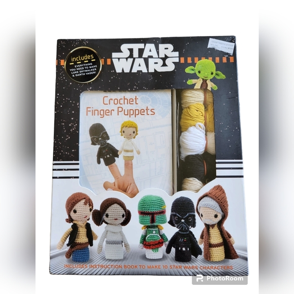 Star Wars | Other | Nib Star Wars Crochet Finger Puppet Kit | Poshmark